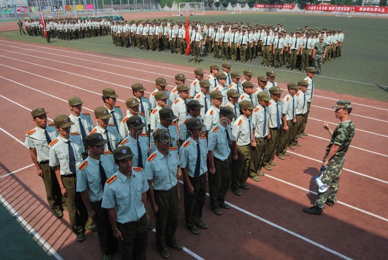 China College Students Military Training 18 Editorial Stock Photo ...