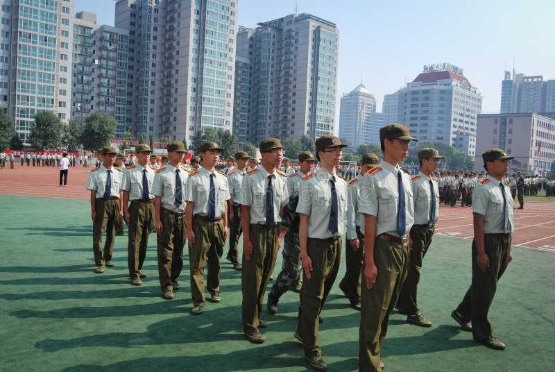 China College Students Military Training 19 Editorial Stock Photo ...