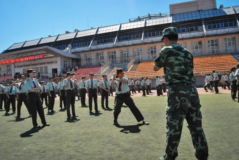China College Students Military Training 28 Editorial Photo - Image of ...