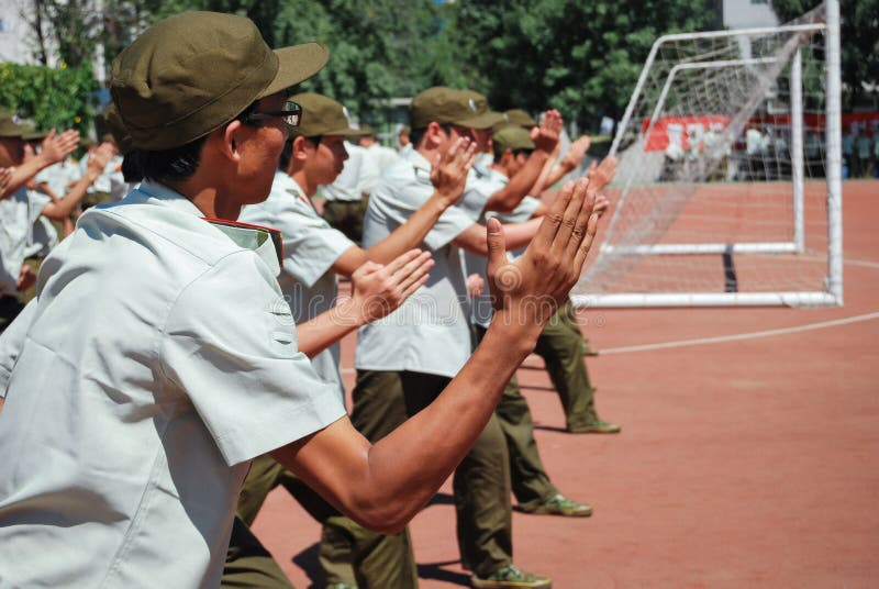 China College Students Military Training 31 Editorial Photography ...