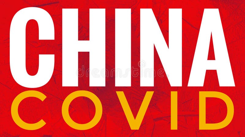 China Covid News Headlines Illustration Background Header Stock Photo ...