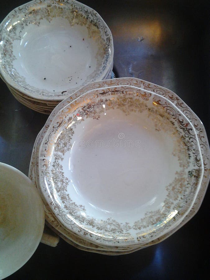 China Dish Collection Glass Kitchen Stock Image - Image of china ...