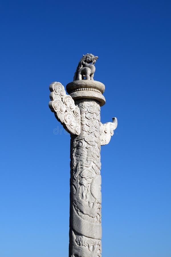China Dragon Column stock image. Image of emblem, relic - 11316361