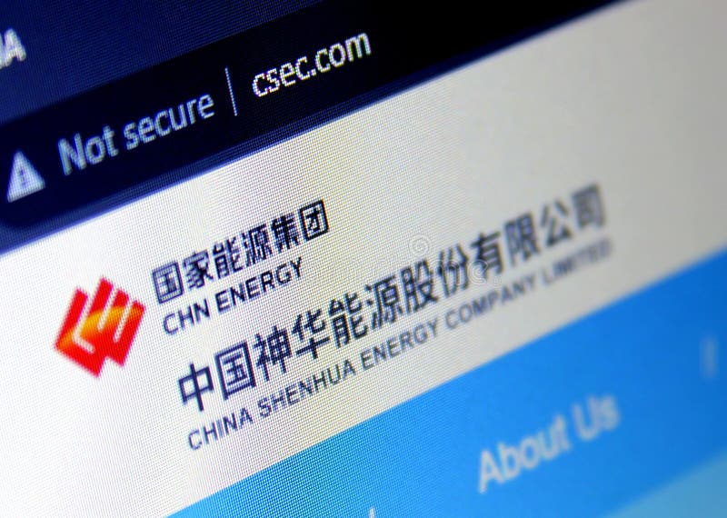 China Energy company editorial stock image. Image of company - 298932719