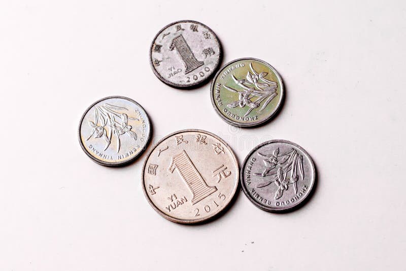 China Es Una Moneda Del Yuan Imagen de archivo - Imagen de brillante ...
