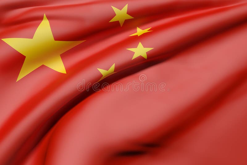 China flag stock illustration. Illustration of sign, country - 84214795