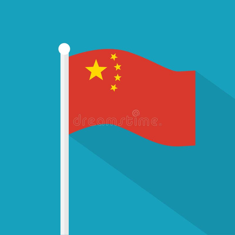 China flag icon stock vector. Illustration of country - 166994909