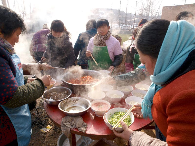 China Folk Culinary Masters in Cooking Editorial Stock Photo - Image of ...