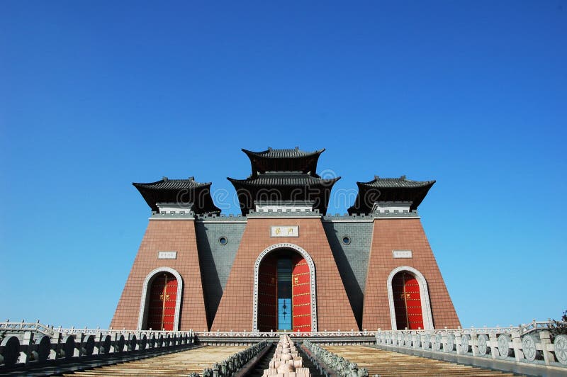 China Gate stock photo. Image of reddish, highest, civilized - 8030244