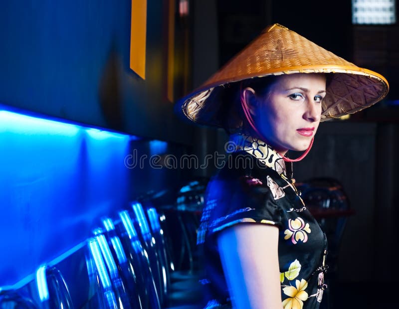 China girl stock image. Image of portrait, calm, style - 17544991