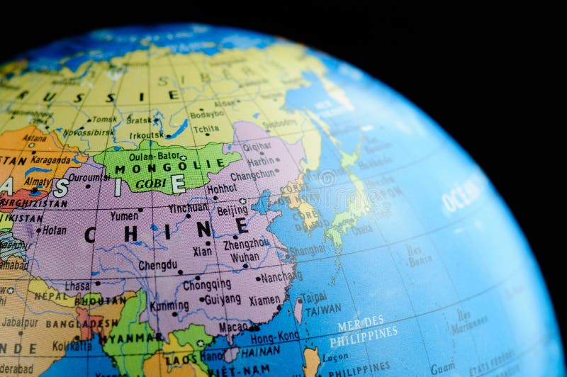 China In The Globe Royalty Free Stock Images - Image: 22806129