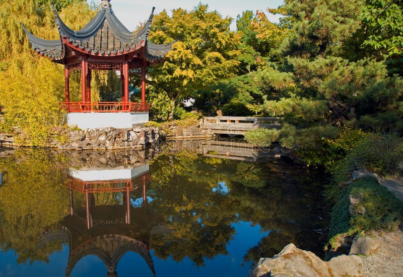 China graden stock photo. Image of garden, british, reflection - 6340390