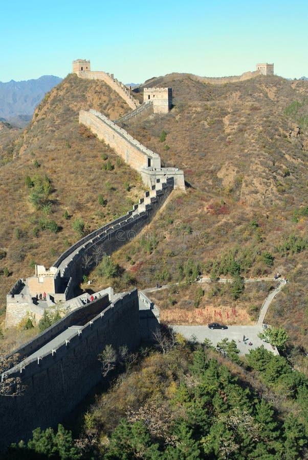 China great Wall stock image. Image of ofcounty, china - 21529591