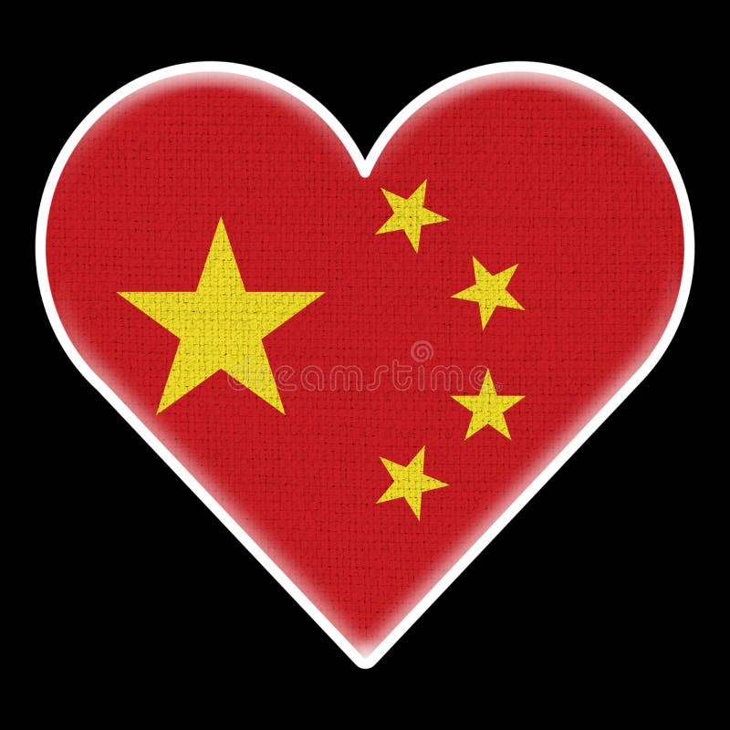 Love China Flag Heart Background Stock Illustrations – 345 Love China ...