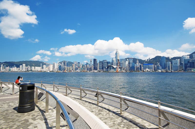 China, Hong Kong Waterfront Buildings Stock Photo - Image of attraction ...