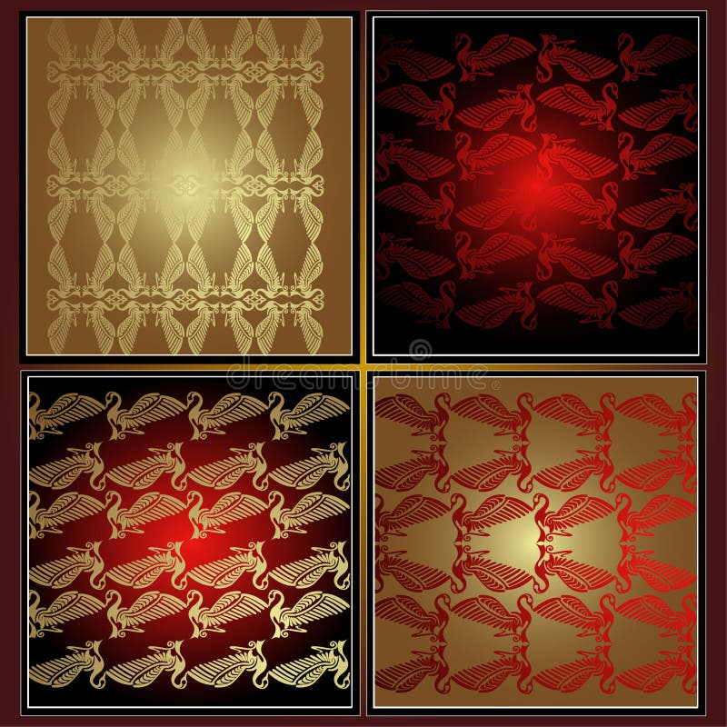 China Japan Bird Texture Collection Stock Vector - Illustration of ...