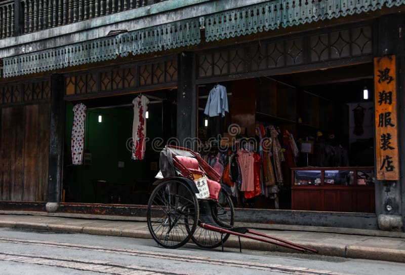 China jinrikisha editorial photo. Image of ancient, rickshaw - 172889546