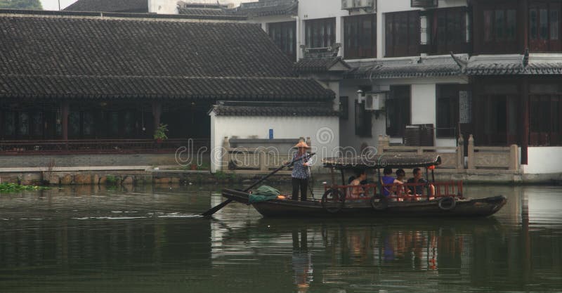 China, Jinxi-Wasser-Dorf redaktionelles stockbild. Bild von leben ...