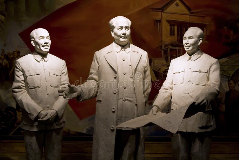 China leaders statue editorial stock image. Image of tung - 25142389