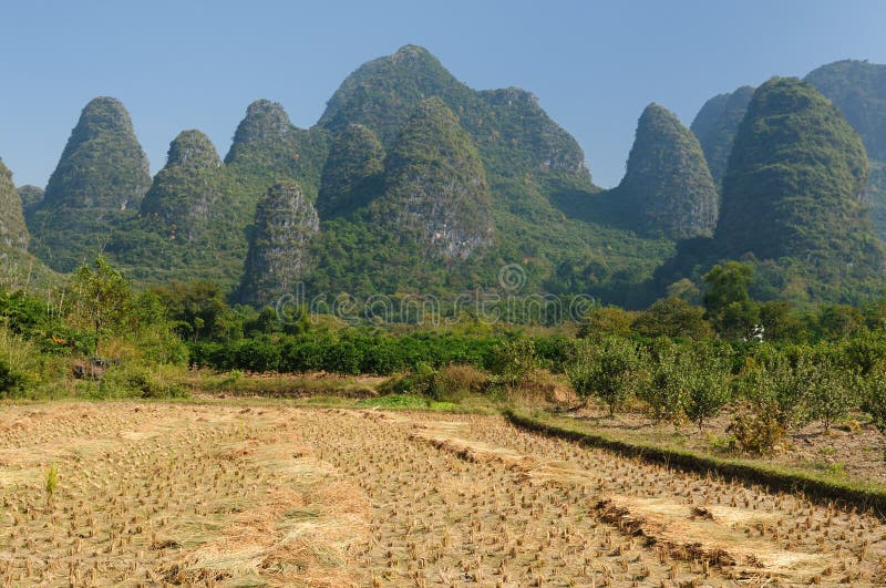 China - Li-river, Yangshuo stock image. Image of china - 17422221