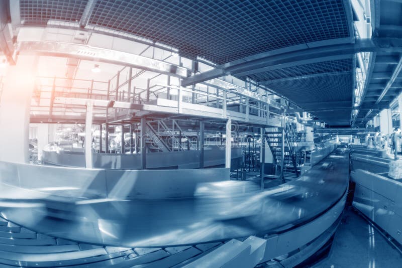 China Logistics Automatic Sorting System Stock Photo - Image of ...