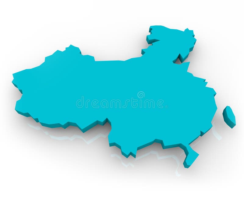 China Map - High Detailed Blue Map with Counties/regions/states of ...