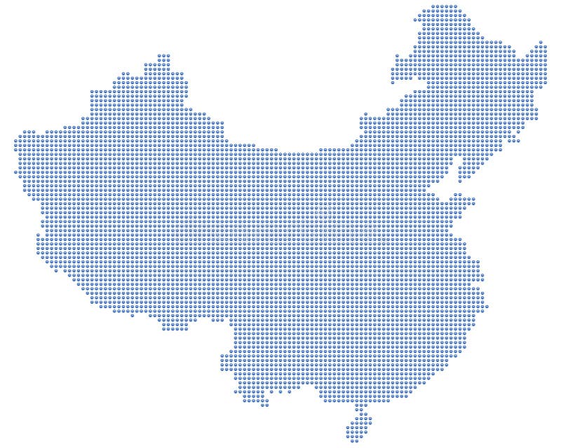 China Map Dot Stock Illustrations – 671 China Map Dot Stock ...