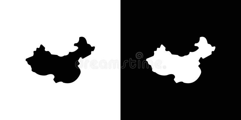 China Map Icon Logo Set Vector Stock Vector - Illustration of earth ...