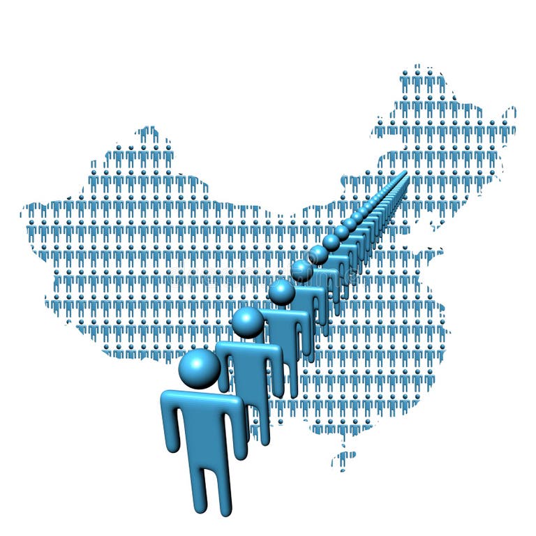 China Population Map Stock Illustrations – 353 China Population Map ...