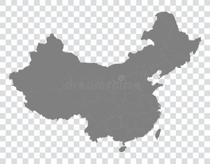 China Map - Stock Vector Illustration Stock Illustration - Illustration ...