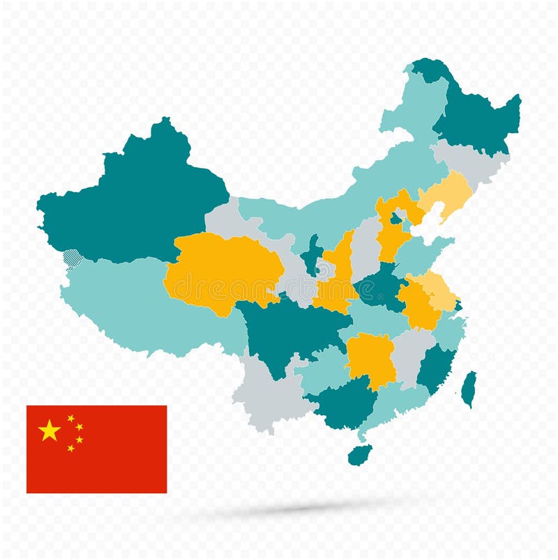 China Map Transparent Background Stock Illustrations – 862 China Map ...