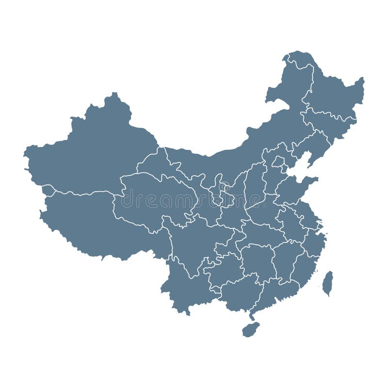 Solid China Map Stock Illustrations – 1,435 Solid China Map Stock ...