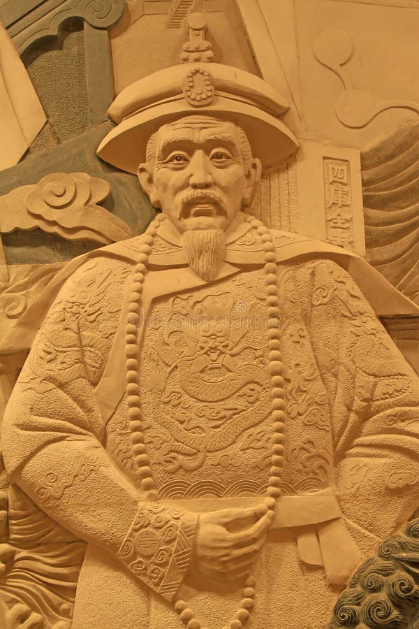 China Millennium Monument in Beijing Golden Statue, China Editorial ...