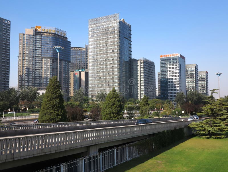 China Modern Buildingï¼ŒBeijing Editorial Image - Image of modern ...