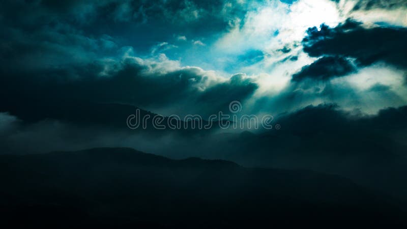 China Mogan Mountain Sunrise Stock Photo - Image of mogan, moganshan ...