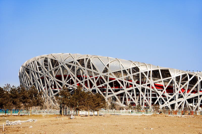 China national stadium editorial stock image. Image of landmark - 4433124