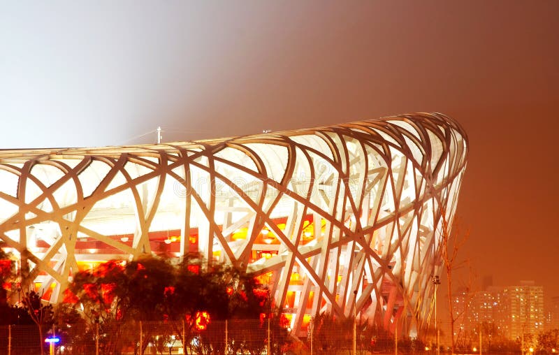 China national stadium editorial stock image. Image of architecture ...