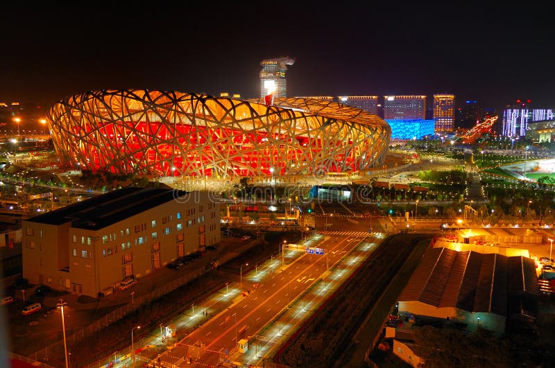 China National Stadium in Beijing Editorial Photo - Image of bird ...