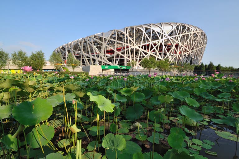 China National Stadium in Beijing Editorial Image - Image of nest, game ...