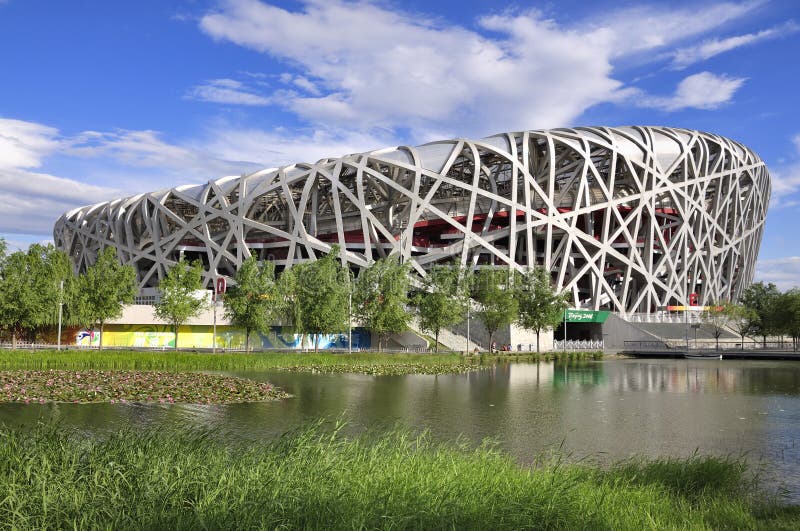 China National Stadium in Beijing Editorial Stock Image - Image of ...