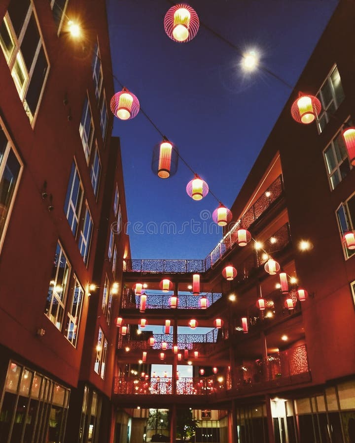 China Night Lights stock image. Image of night, heritage - 103784167