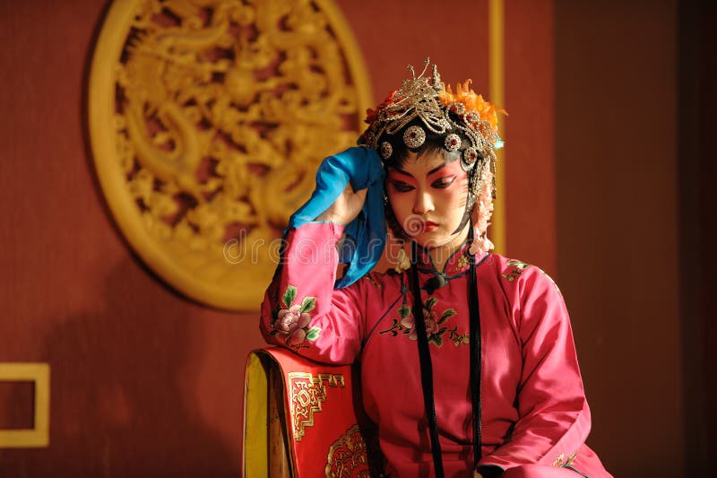 Chinese opera stock image. Image of actress, chinese - 10608449
