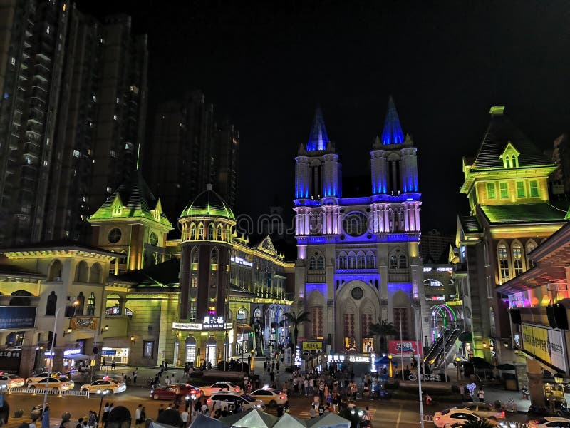 Optics Valley Walking Street Editorial Stock Image - Image of asia ...