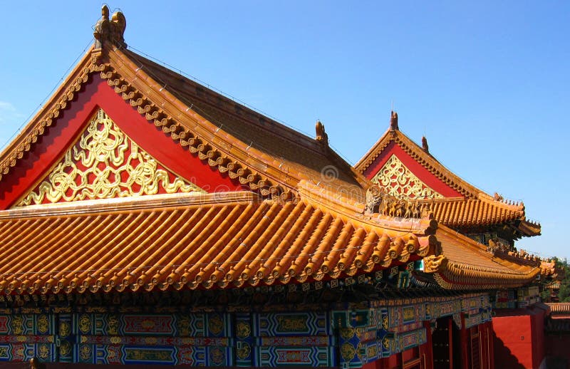 Chinese Traditional Building - Forbidden City, the Palace Museum Stock ...