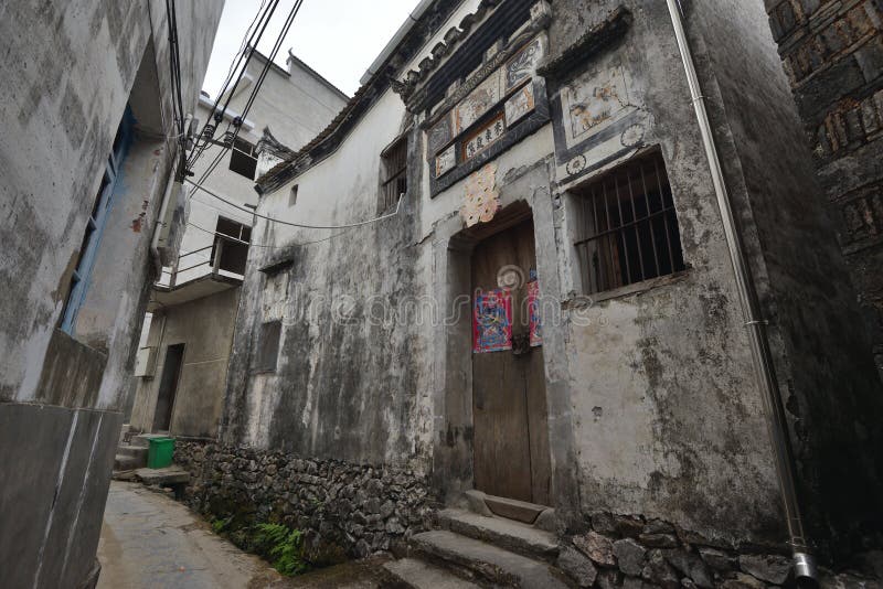 China Quaint Old Brick Wall House Editorial Stock Photo - Image of ages ...