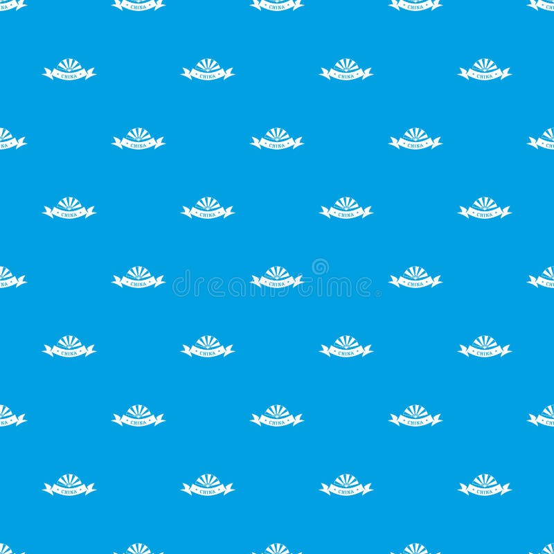 China Restaurant Pattern Vector Seamless Blue Stock Vector ...