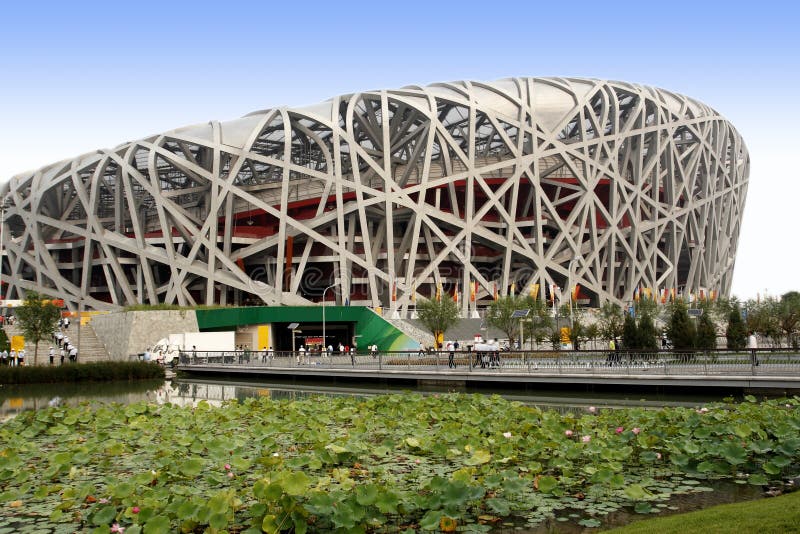 China s National Stadium. editorial stock image. Image of strong - 6323359