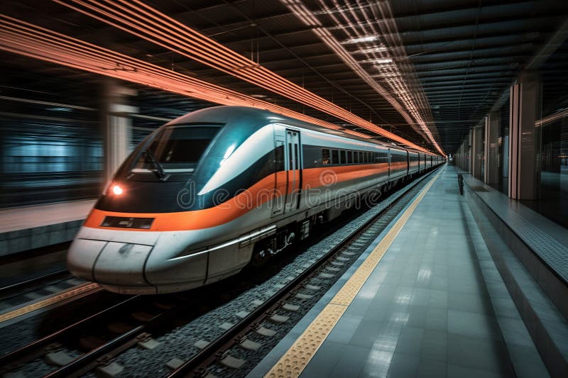 China S Sleek High-speed Train, a Symbol of Modernization and ...