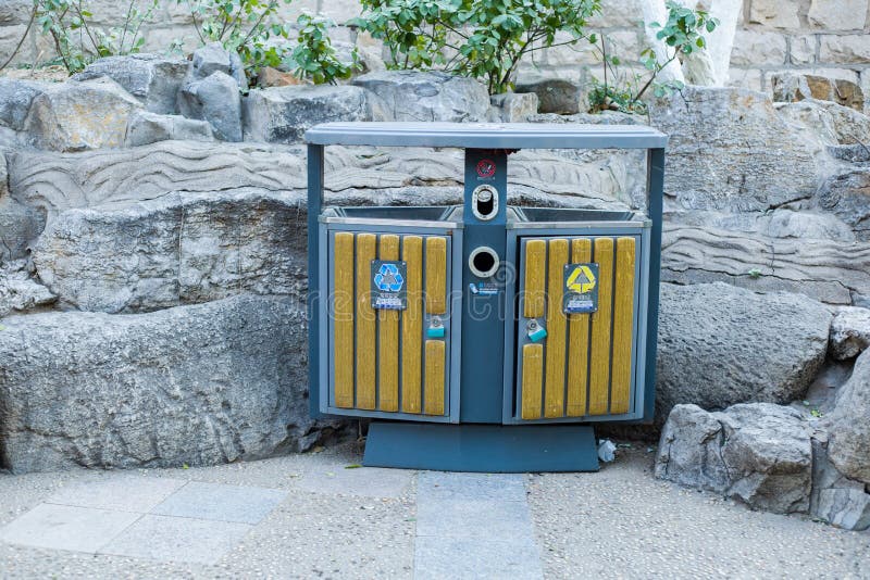 China`s trash can editorial stock image. Image of recycle - 106672519