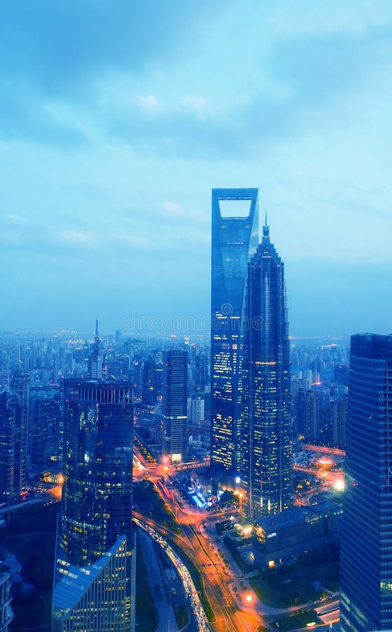 Shanghai Modern Infrastructure Stock Photo - Image of structure, world ...